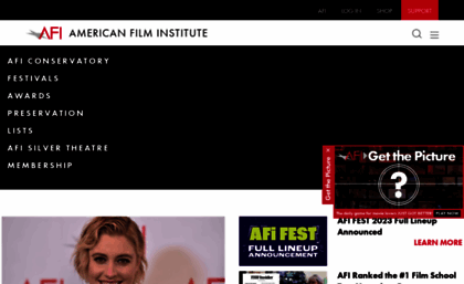 Afi.com website. American Film Institute.