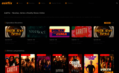 Askflix.biz website. AskFlix - Assistir Novelas e Séries Online Grátis.