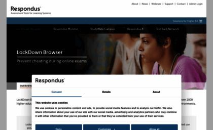 Download.respondus.com website. LockDown Browser - Respondus.