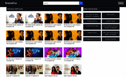Dramafuntv.com website. DramaFun.
