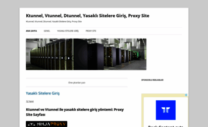 Dtunnel.net website. Ktunnel, Vtunnel, Dtunnel, Yasaklı Sitelere Giriş, Proxy Site - Ktunnel ...