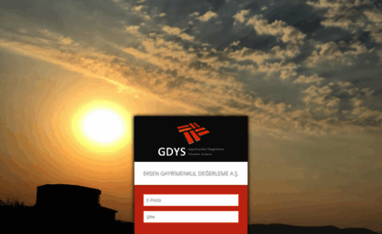 Eksen.gdys.com.tr website. Eksen Gayrimenkul Değerleme A.Ş. - Gayrimenkul Değerleme Yönetim Sistemi.