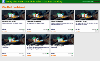 Elearning.azurecloud.vn website. SDC Elearning.