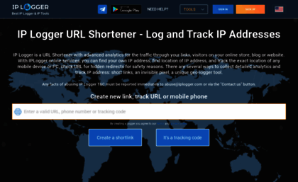 Ezstat.ru website. IP Logger URL Shortener - Log and Track IP addresses.