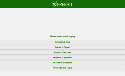 Freehit.eu website. Freehit – Watch Live Cricket: IND vs WI, AFG vs BAN 2025.