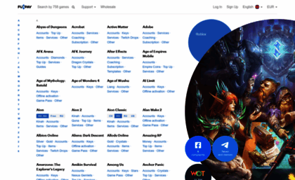 Funpay.com website. FunPay — Marketplace for Gamers.