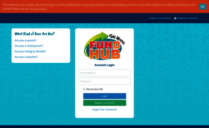 Getmovinfundhub.com website. Login | FundHub.
