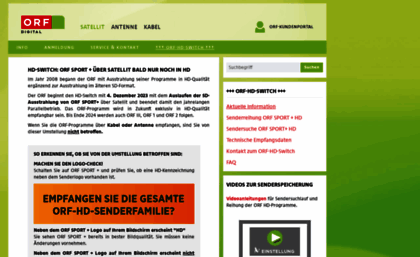 Hd.orf.at website. Hd.ORF.at - Home.