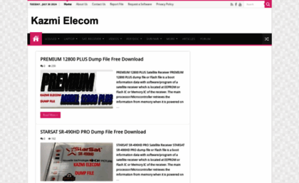 Kazmielecom.tech website. Kazmi Elecom | Free LCD/LED TV Firmware Software.