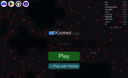 Kiomet.com website. Kiomet.