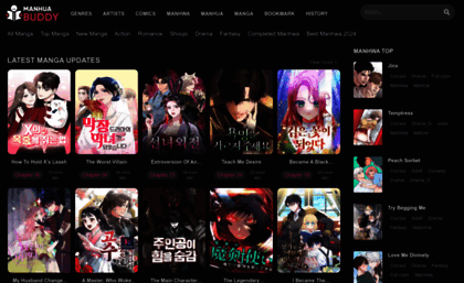 Manhuabuddy.com website. ManhuaBuddy: Read HOT Manga, Top Manhua, Best Manhwa Update Daily.