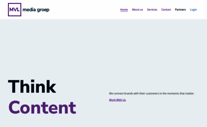 Mvlmediagroep.com website. Home - MVL Media Groep B.V..