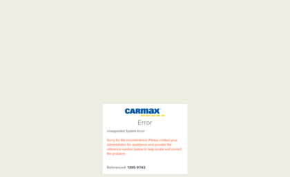 Mykmxhr.com website. Login | CarMax.
