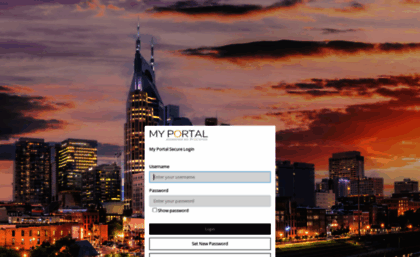 Myportal.procirrus.com website. My Portal - Portal Access.