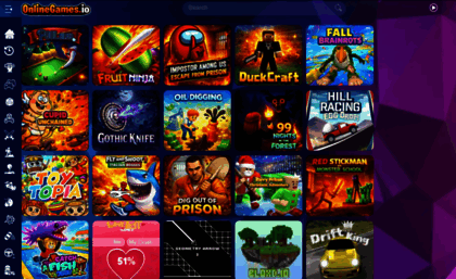 Onlinegames.io website. Online Games.io - Free Games ️.