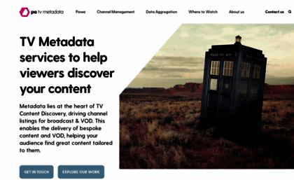 Pawa.tv website. TV Metadata Services for Television Channels & VoD Platforms.