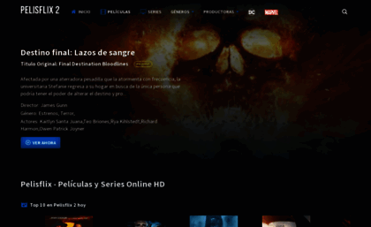 Pelisflix20.uno website. PELISFLIX 【 ️】 2.0 - Ver Películas y Series Gratis Online en HD️ ️.