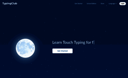 Typingclub.com website. Learn Touch Typing Free - TypingClub.