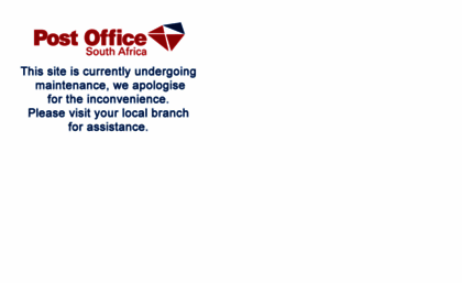 Virtualpostoffice.co.za website. Virtual Post Office.
