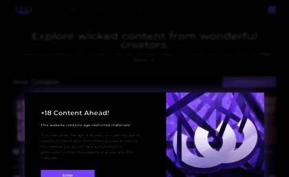 Wicked.cc website. One moment, please....