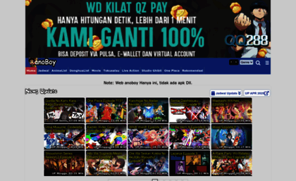 Ww3.anoboy.app website. AnoBoy.