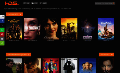 Www5.hds-streaming.to website. HDS Officiel: Film Streaming Gratuit en Stream Complet - Hds.to.